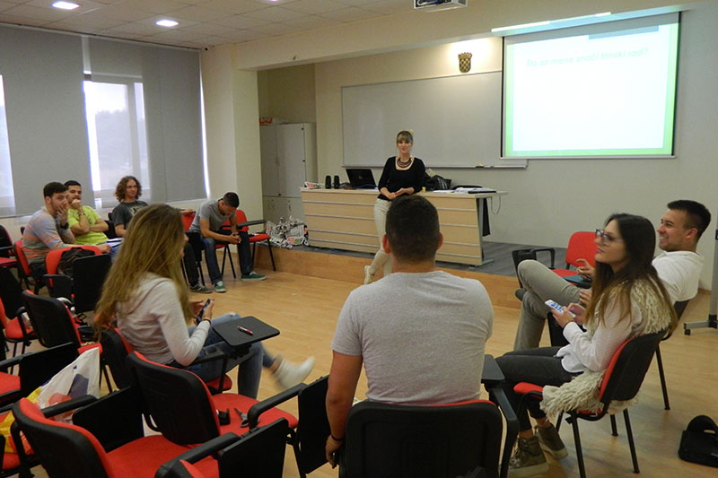 Radionica "Timski rad kao temelj uspjeha" | Veleučilište ASPIRA